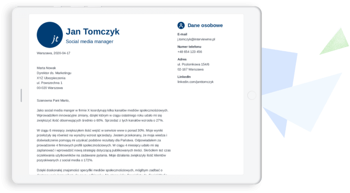 20 Szablonów Listu Motywacyjnego Do Wypełnienia I Pobrania