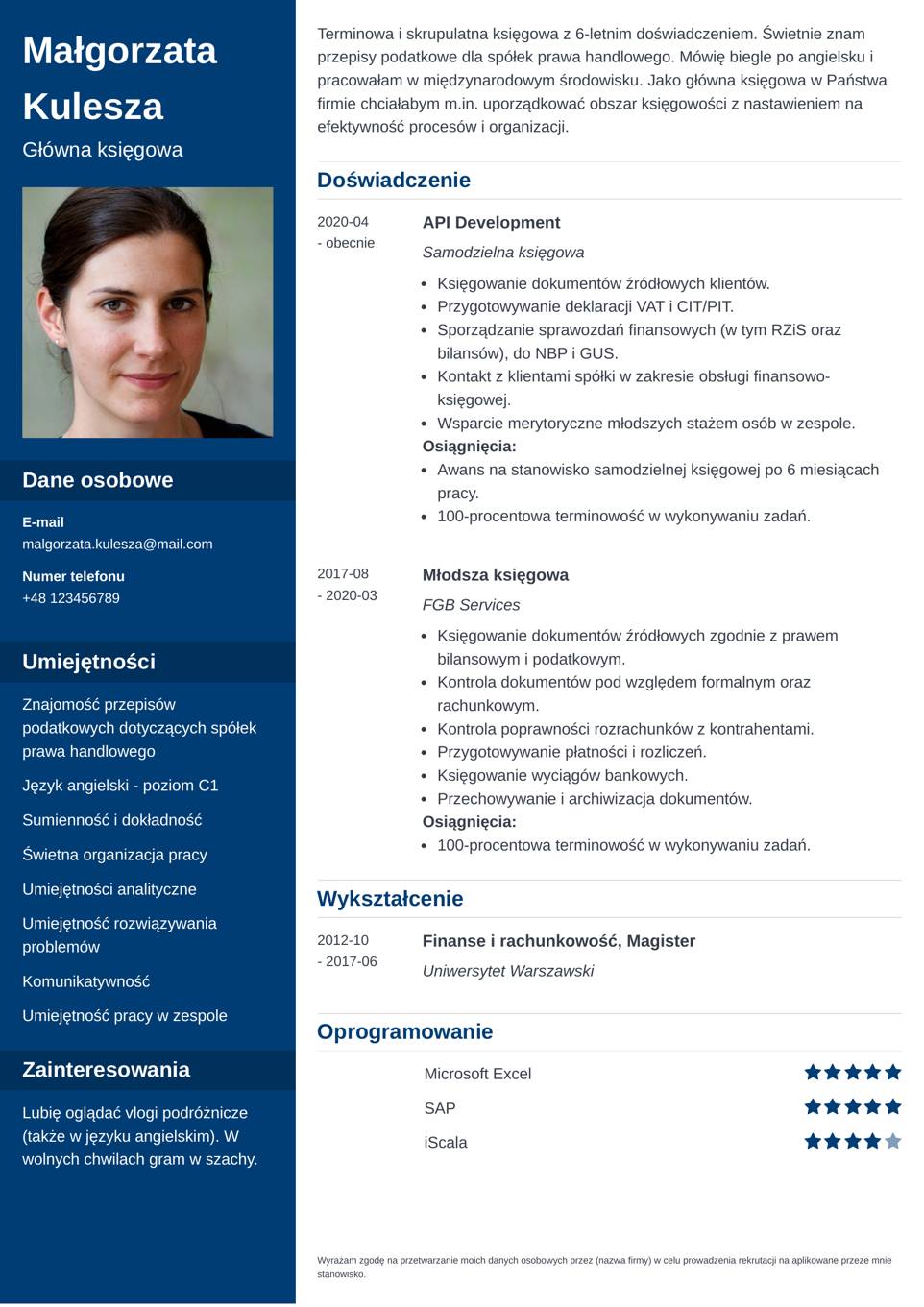 Puste CV do wypełnienia: 20+ wzorów CV do pobrania w PDF