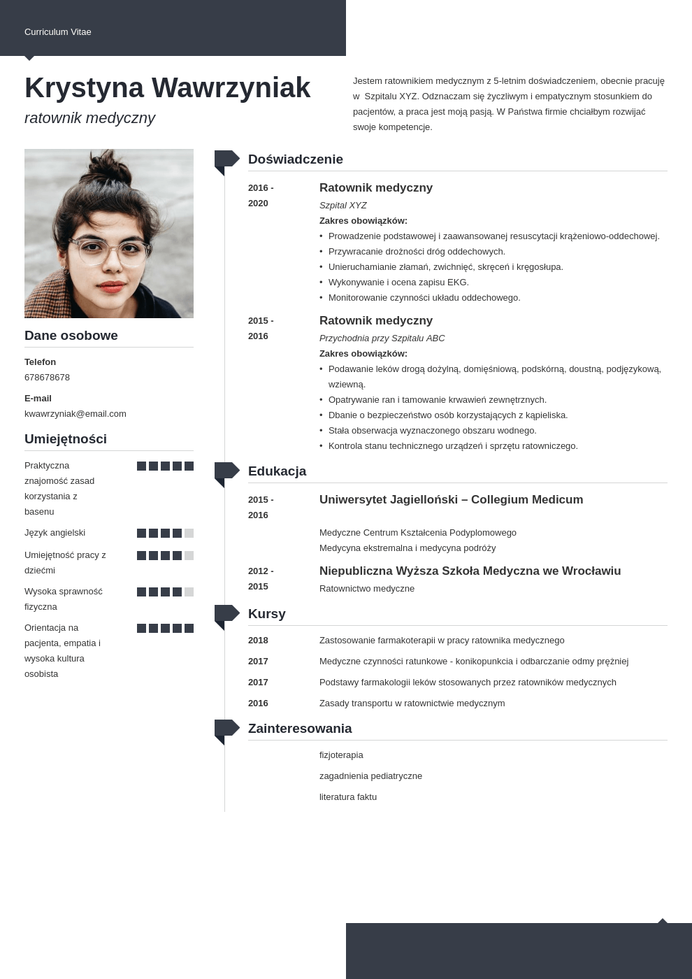 CV wzór: 75+ przykładów gotowych CV do pobrania