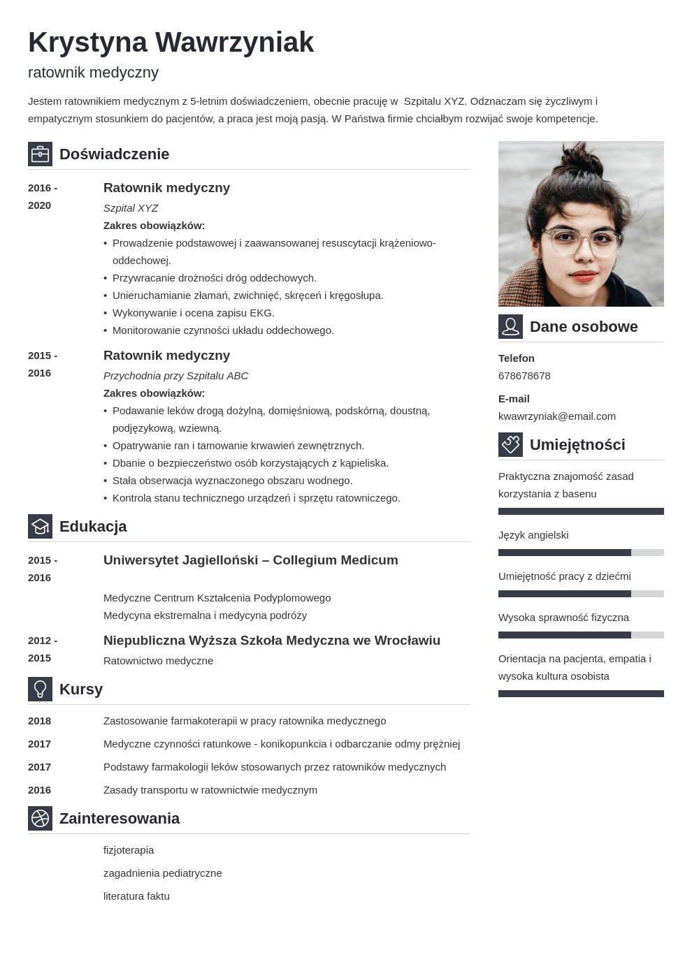 CV wzór: 75+ przykładów gotowych CV do pobrania