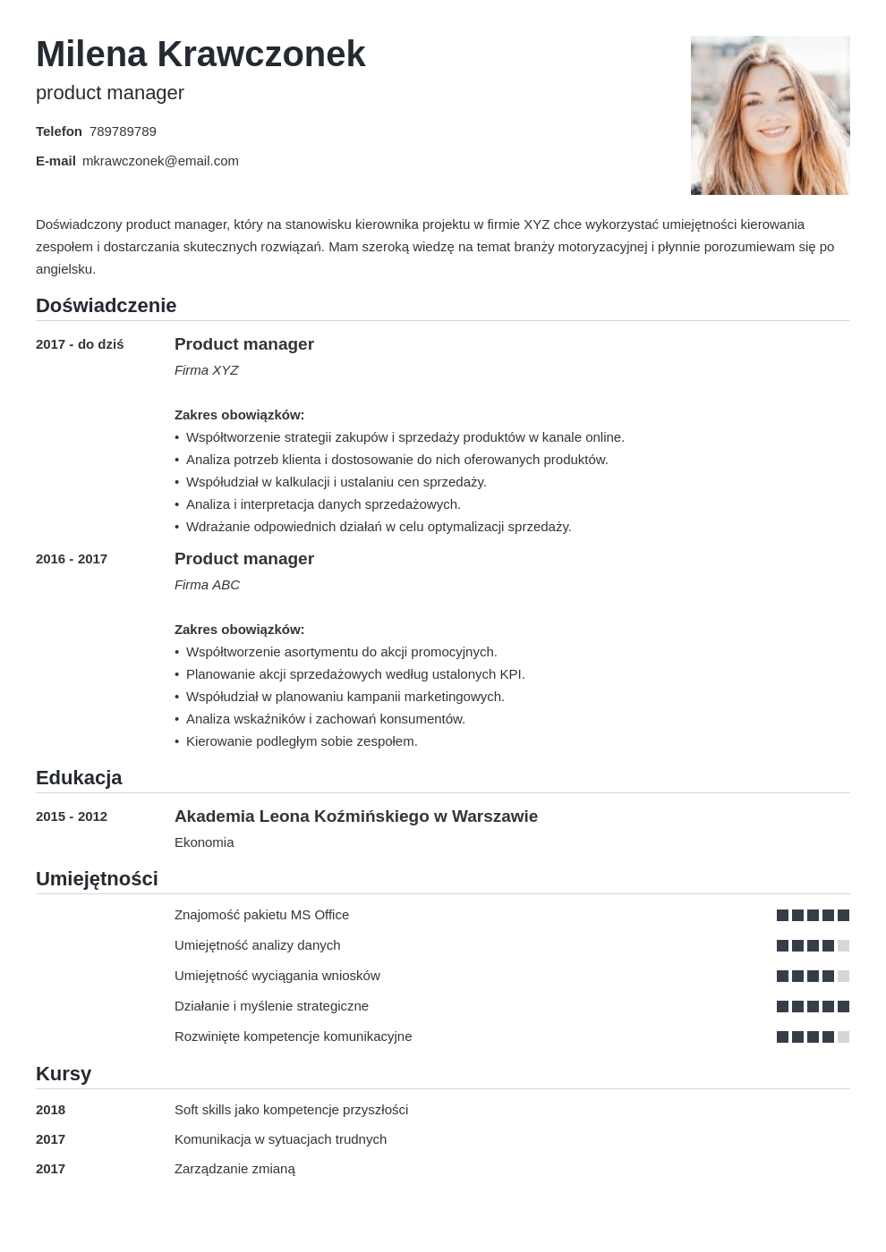 Resume - co to znaczy po polsku? Czym się różni od CV?