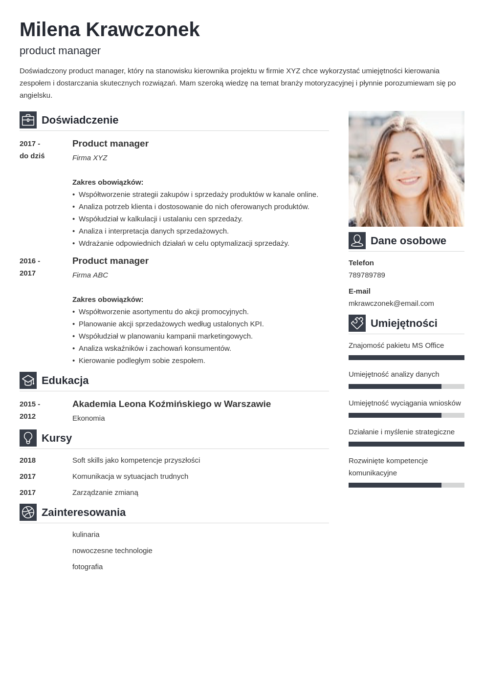 Resume - co to znaczy po polsku? Czym się różni od CV?