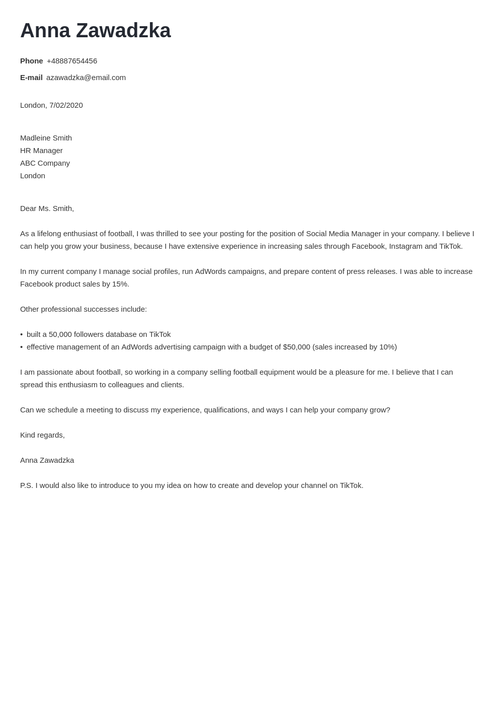 Cover Letter - co to jest? Jak napisać? (Przykłady zwrotów)